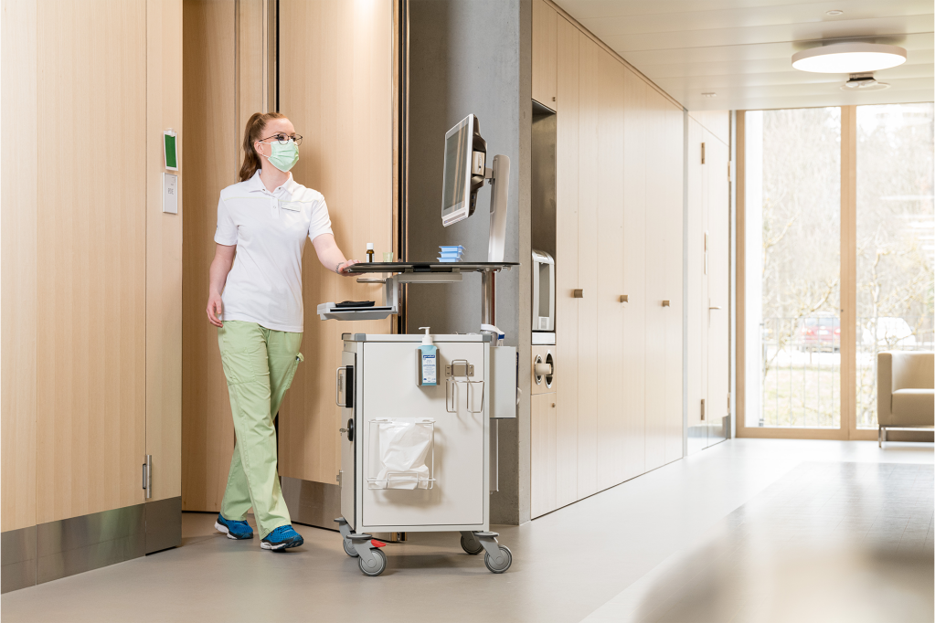 Ward round & computer trolleys - Wiegand System GmbH